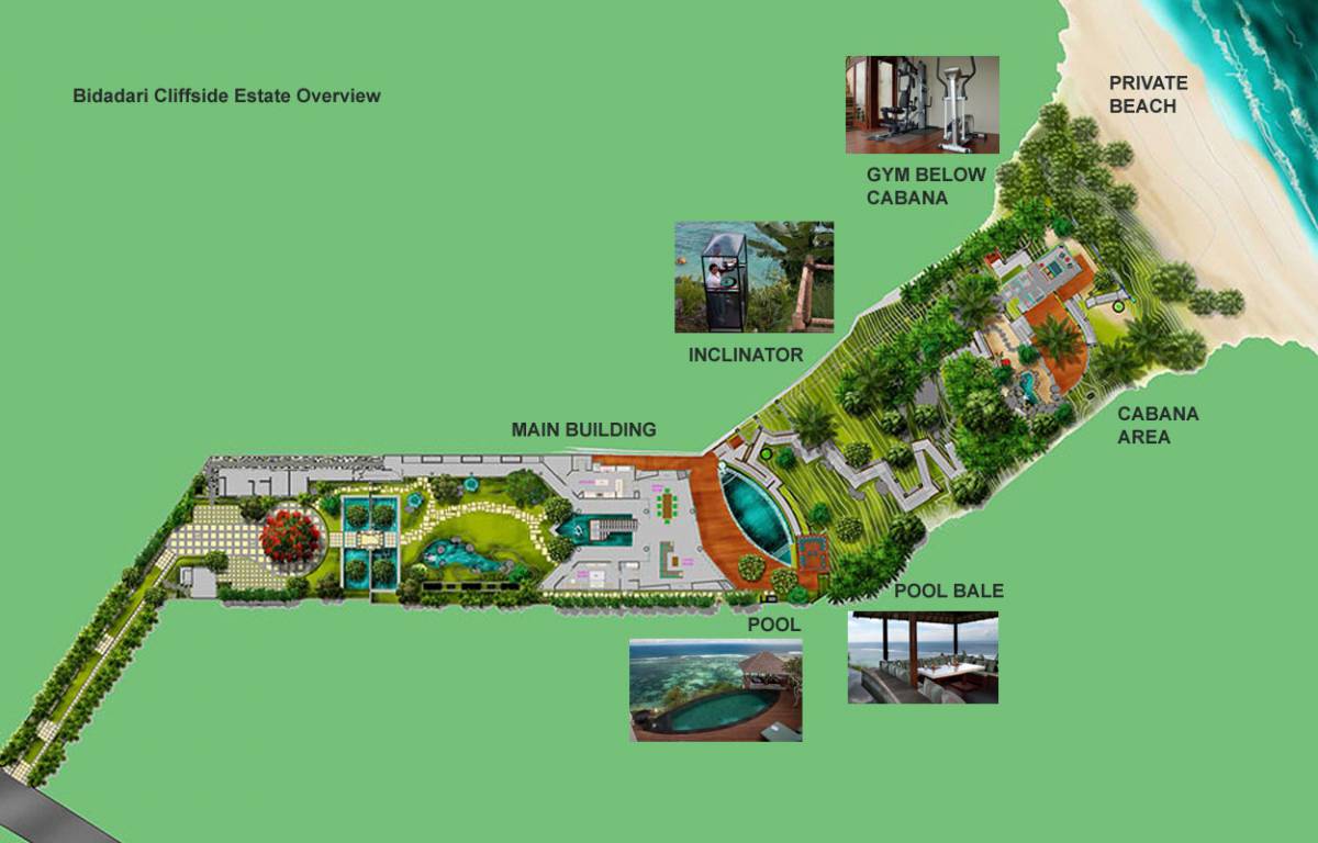 Bidadari Cliffside Estate - Luxury Bali Villa